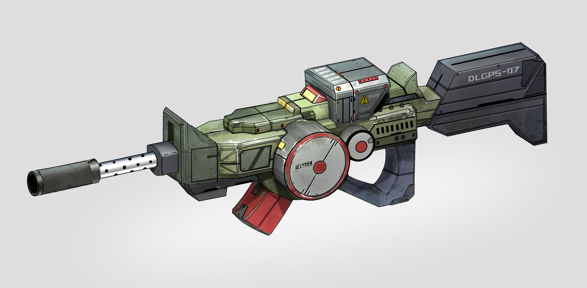 ArtStation - Sci-fi gun concept