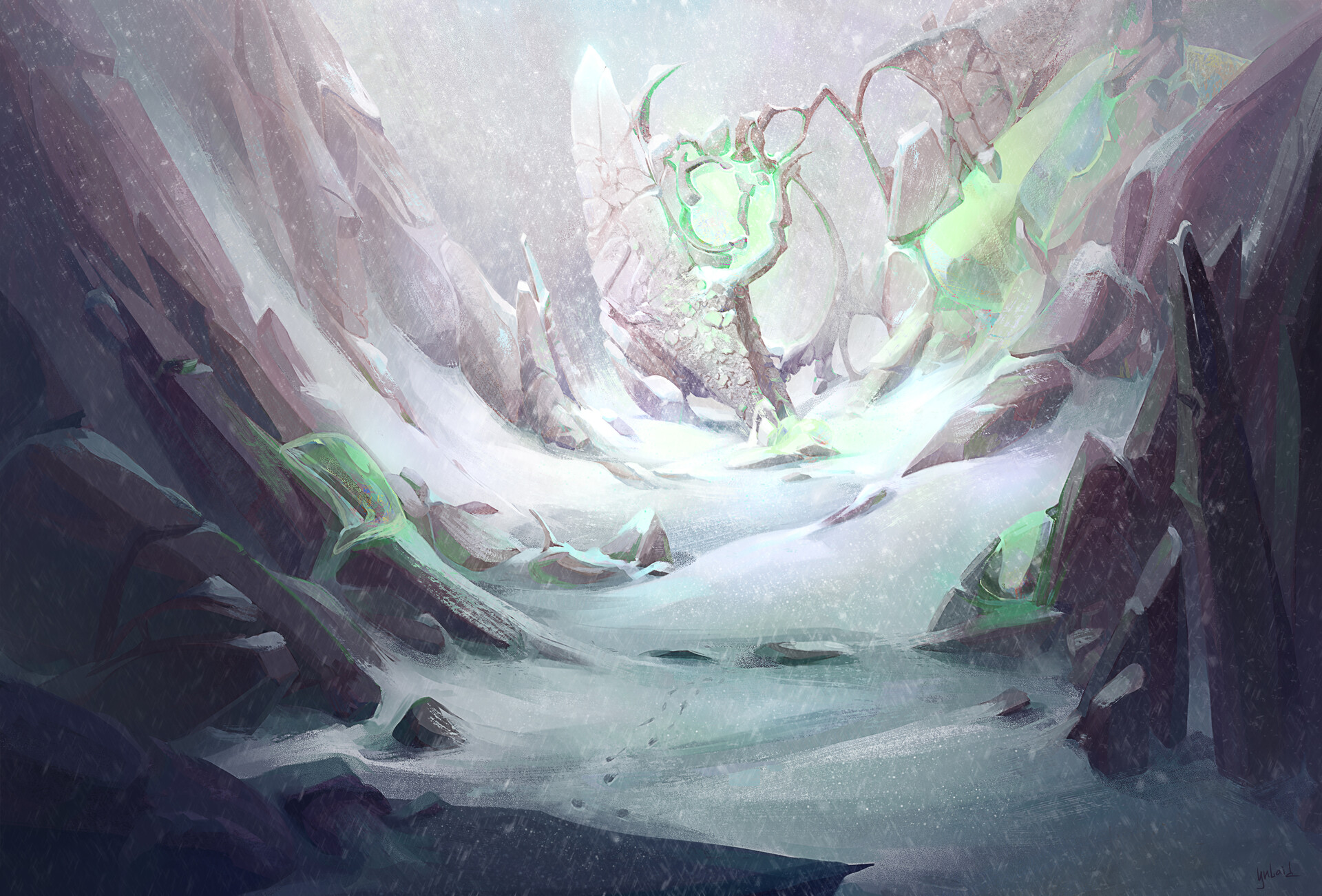 ArtStation - Winter environment Concept Art