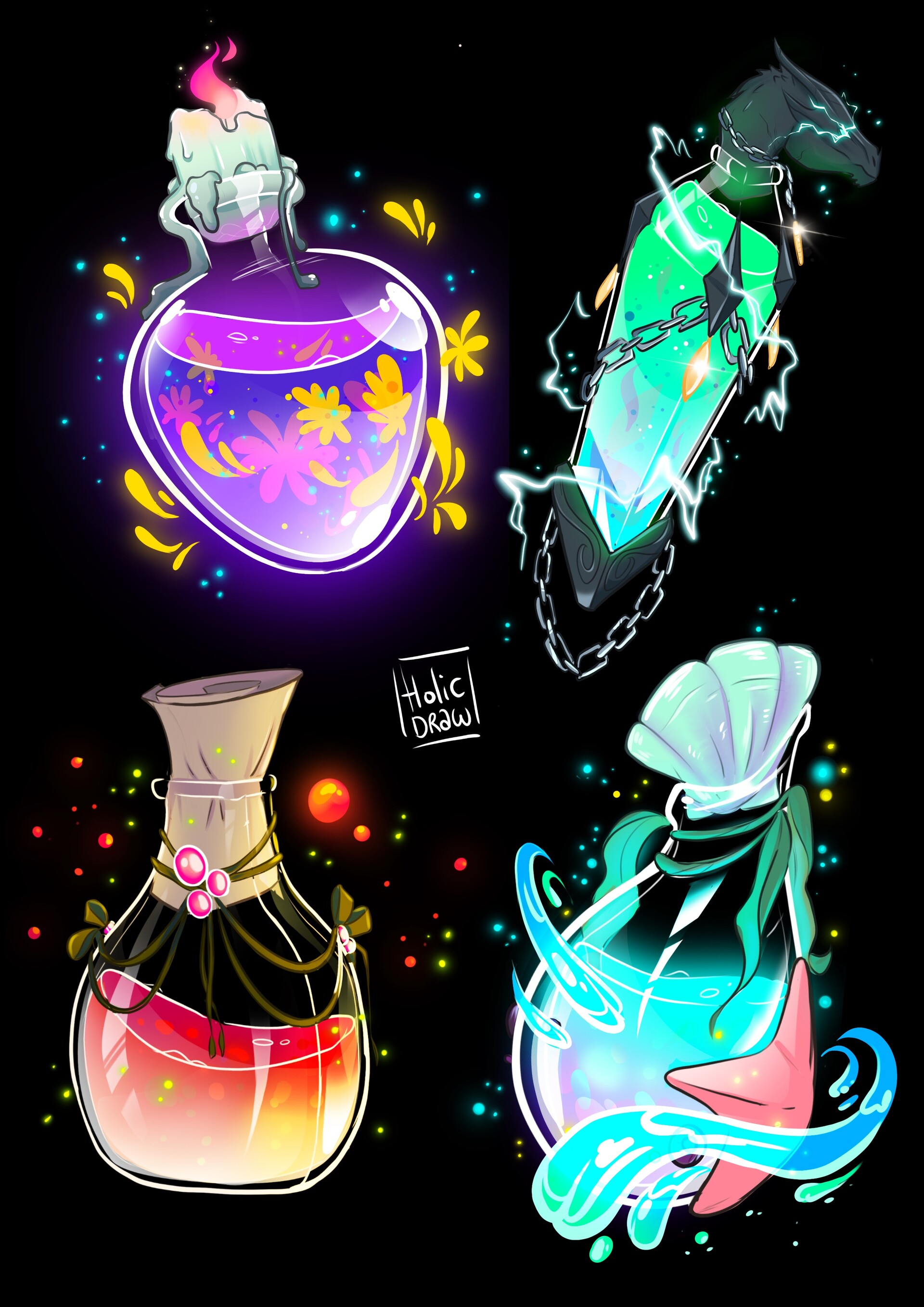 ArtStation - potions