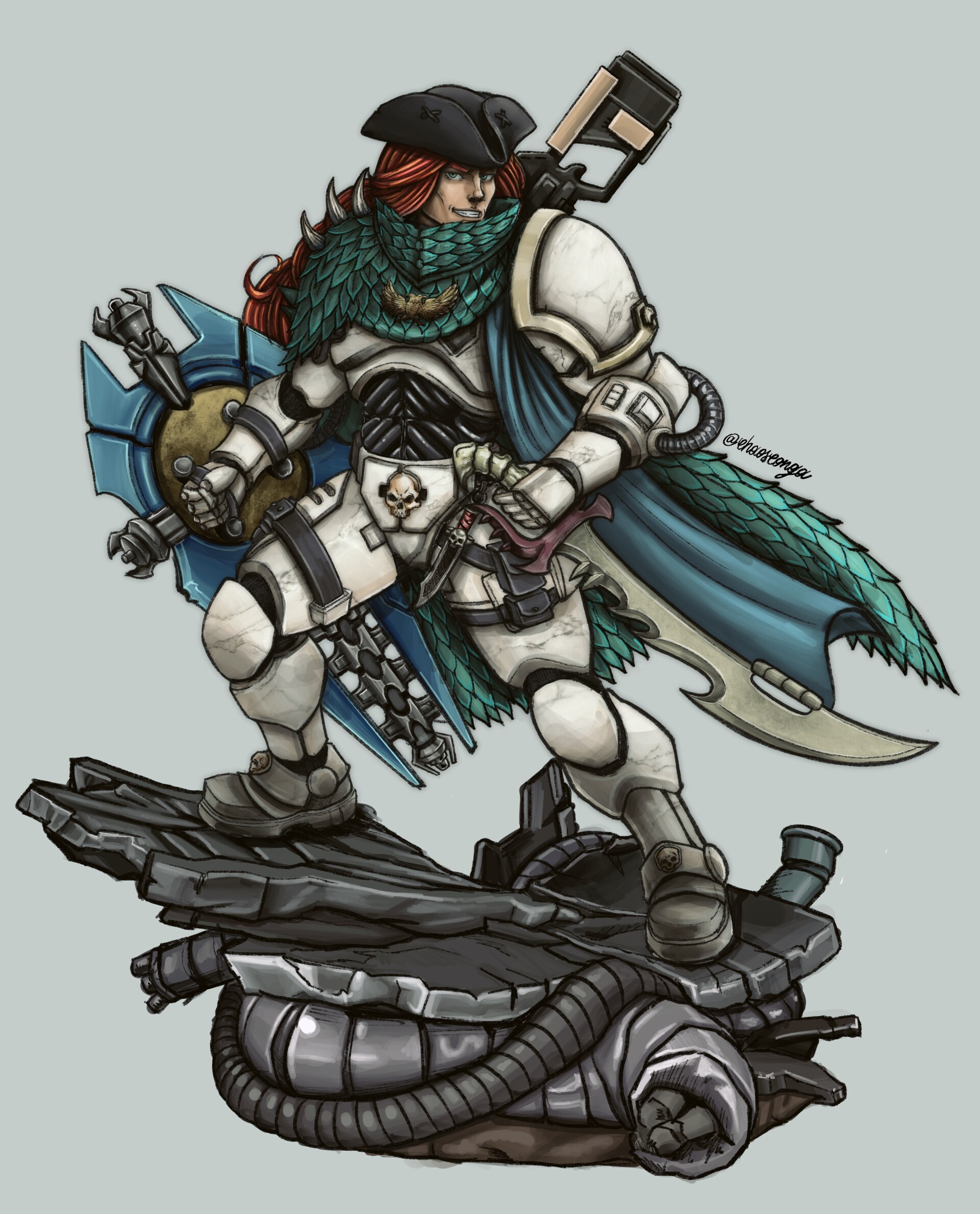 ArtStation - Warhammer Style Original Character commission