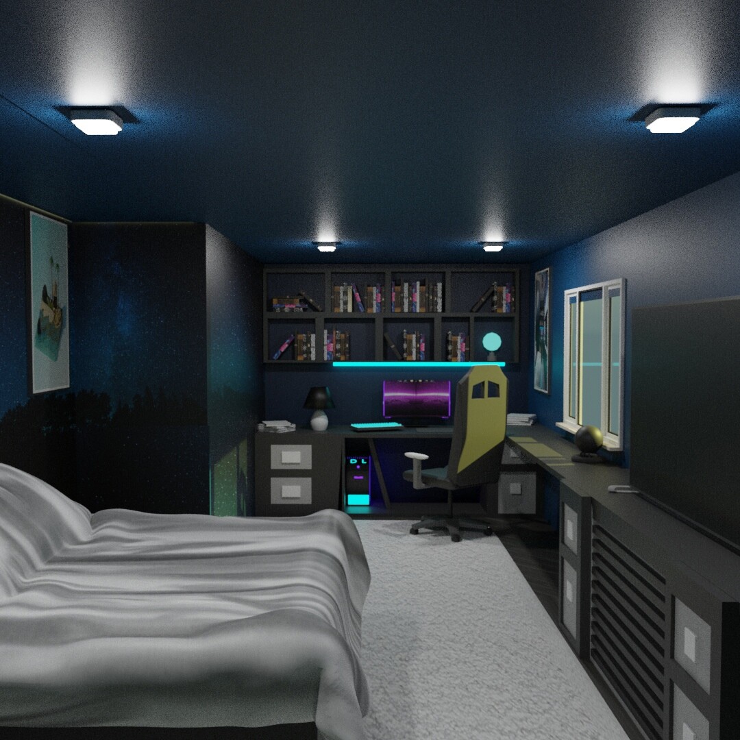 ArtStation - Dark room