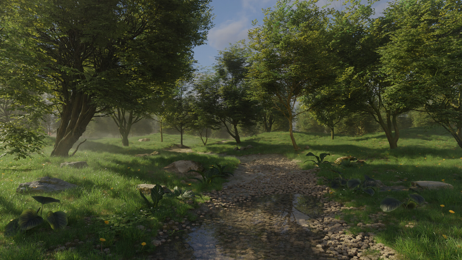 ArtStation - Path Between Trees