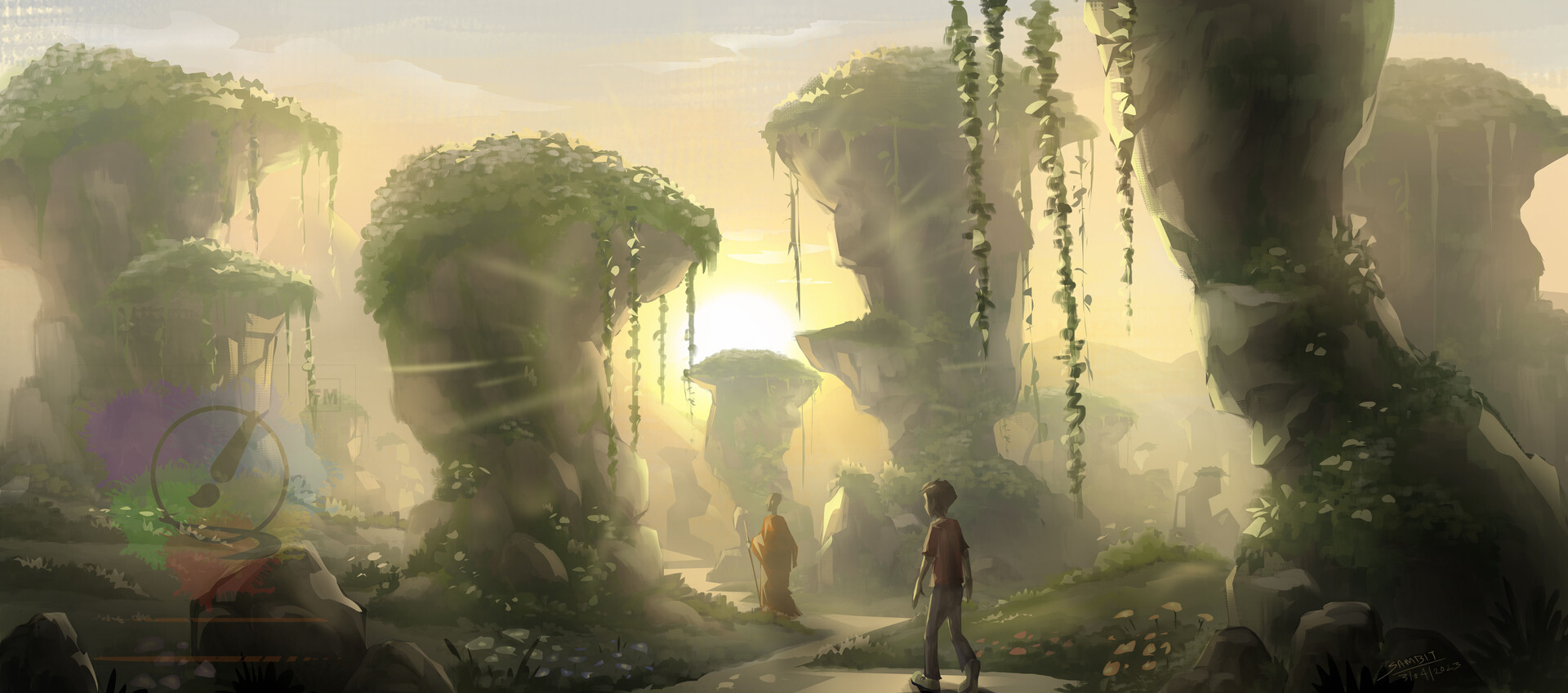 ArtStation - Environment Thumbnail Sketches + Mood Board