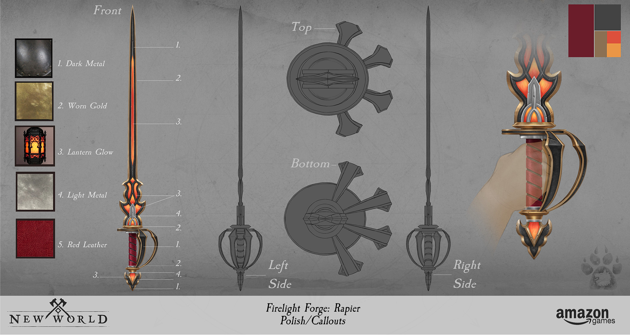 Dave Wolf's Art - Firelight Forge Weapons