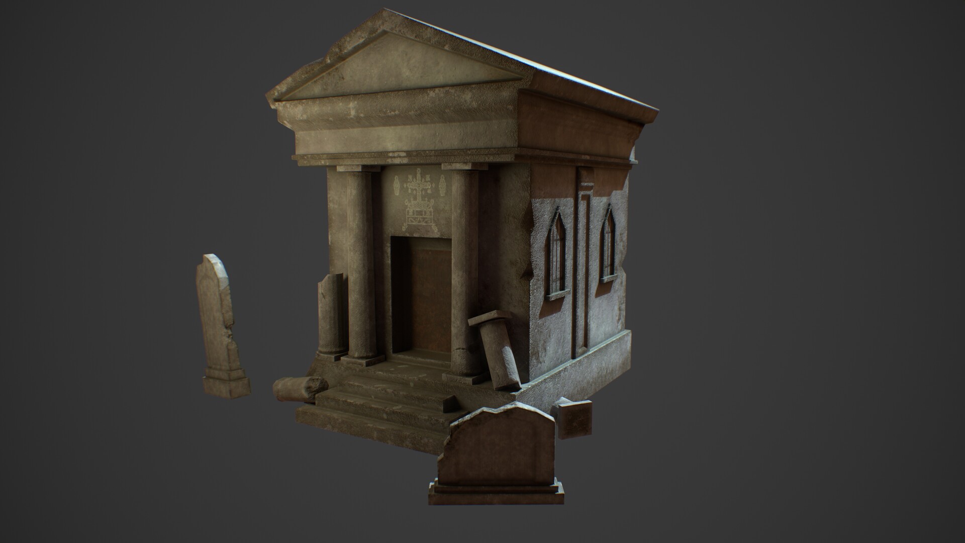 ArtStation - 2023 - Graveyard Crypt