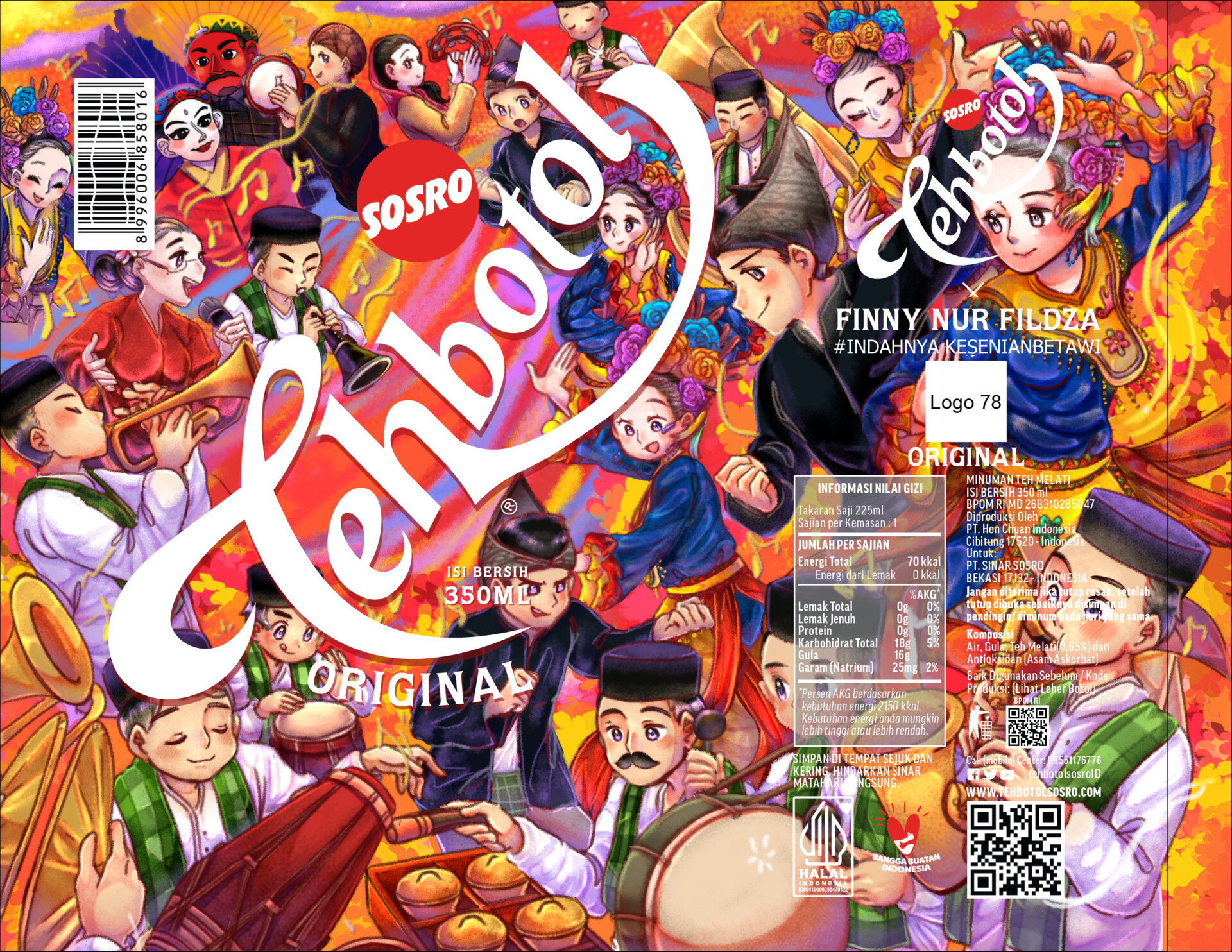 ArtStation - Teh Botol Sosro packaging contest