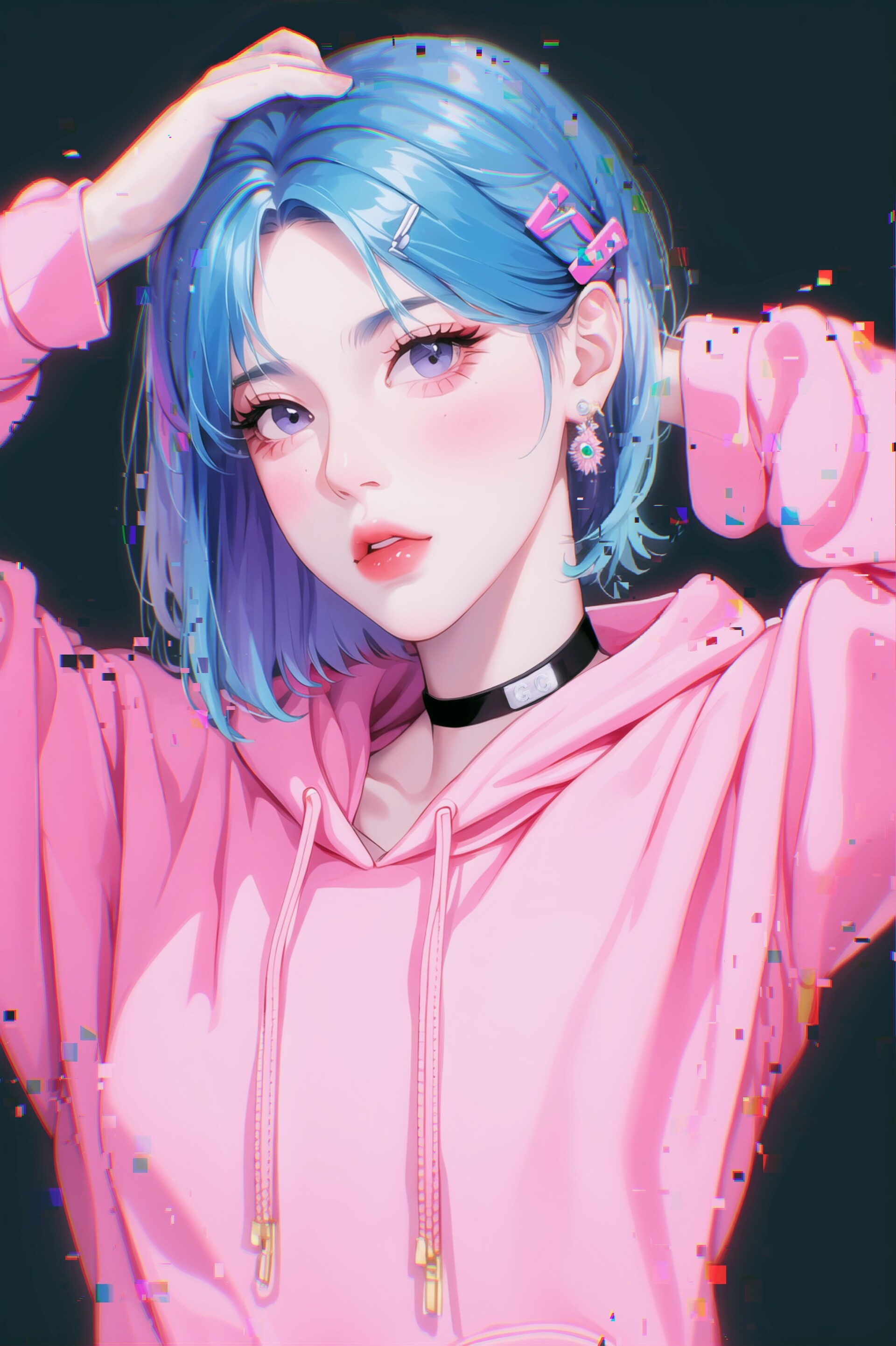 ArtStation - Pink girl