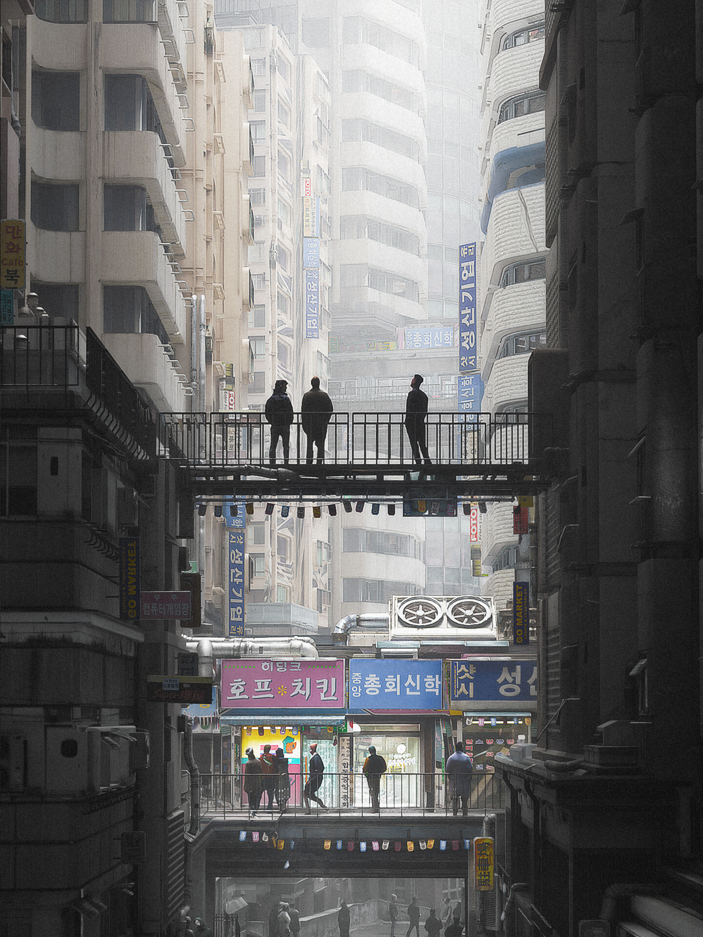 ArtStation - Market bridge