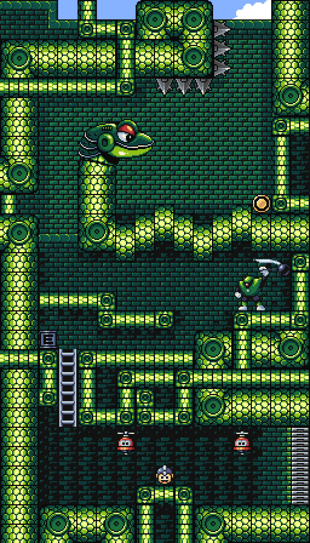 Adam Moore - Mega Man 3: Snake Man Stage - Fan Art