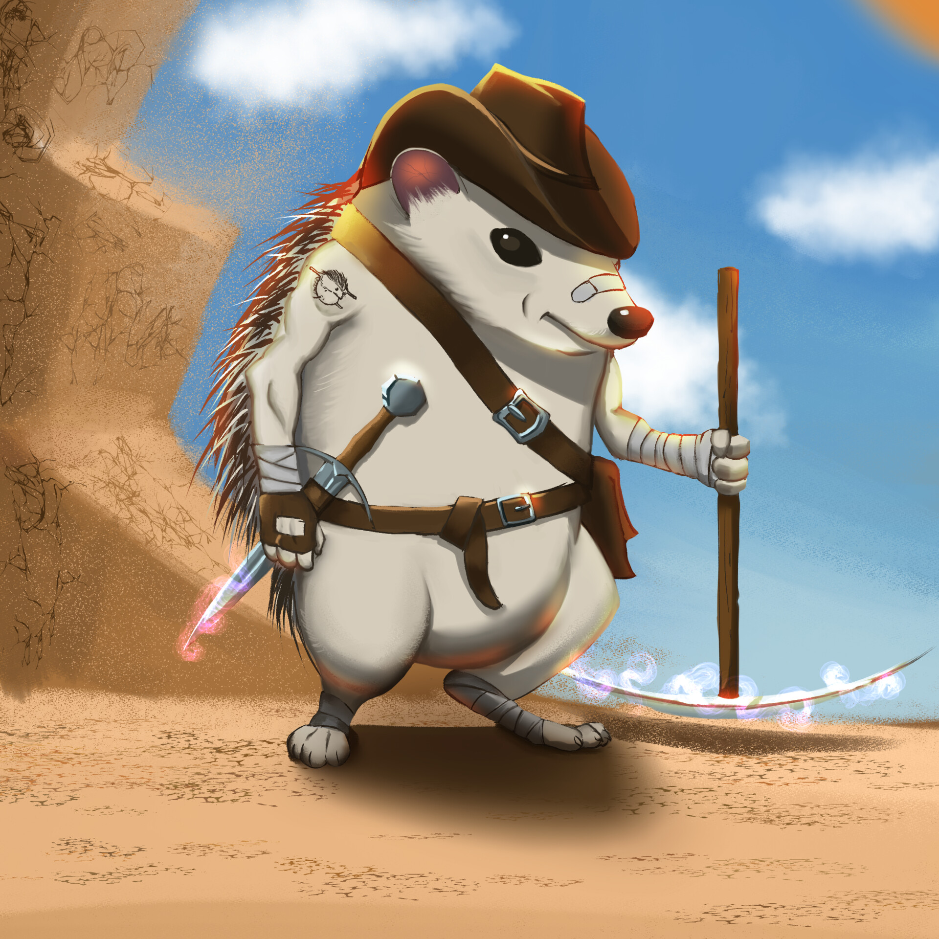 ArtStation - lil jorge, the dodge ram