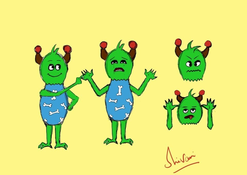 ArtStation - Concept art of a cute monster