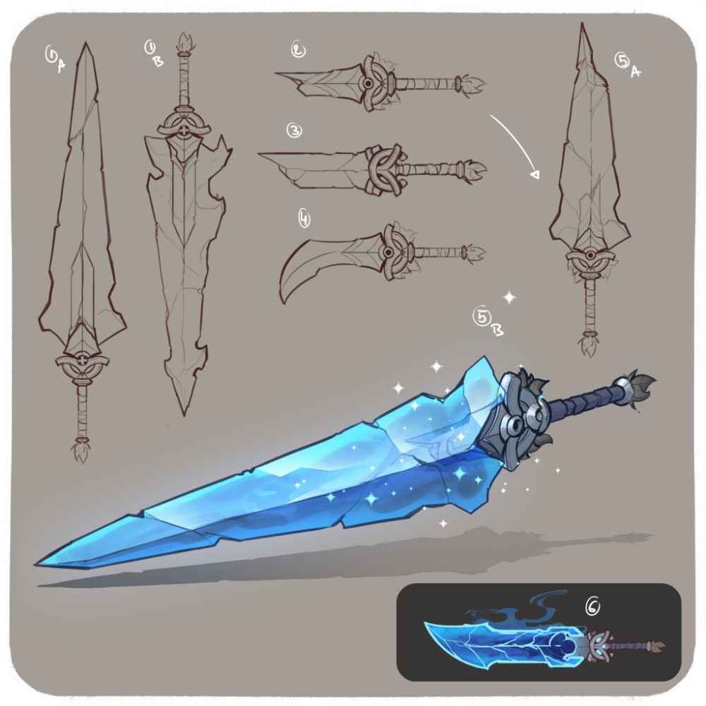 ArtStation - 3D Ice Sword