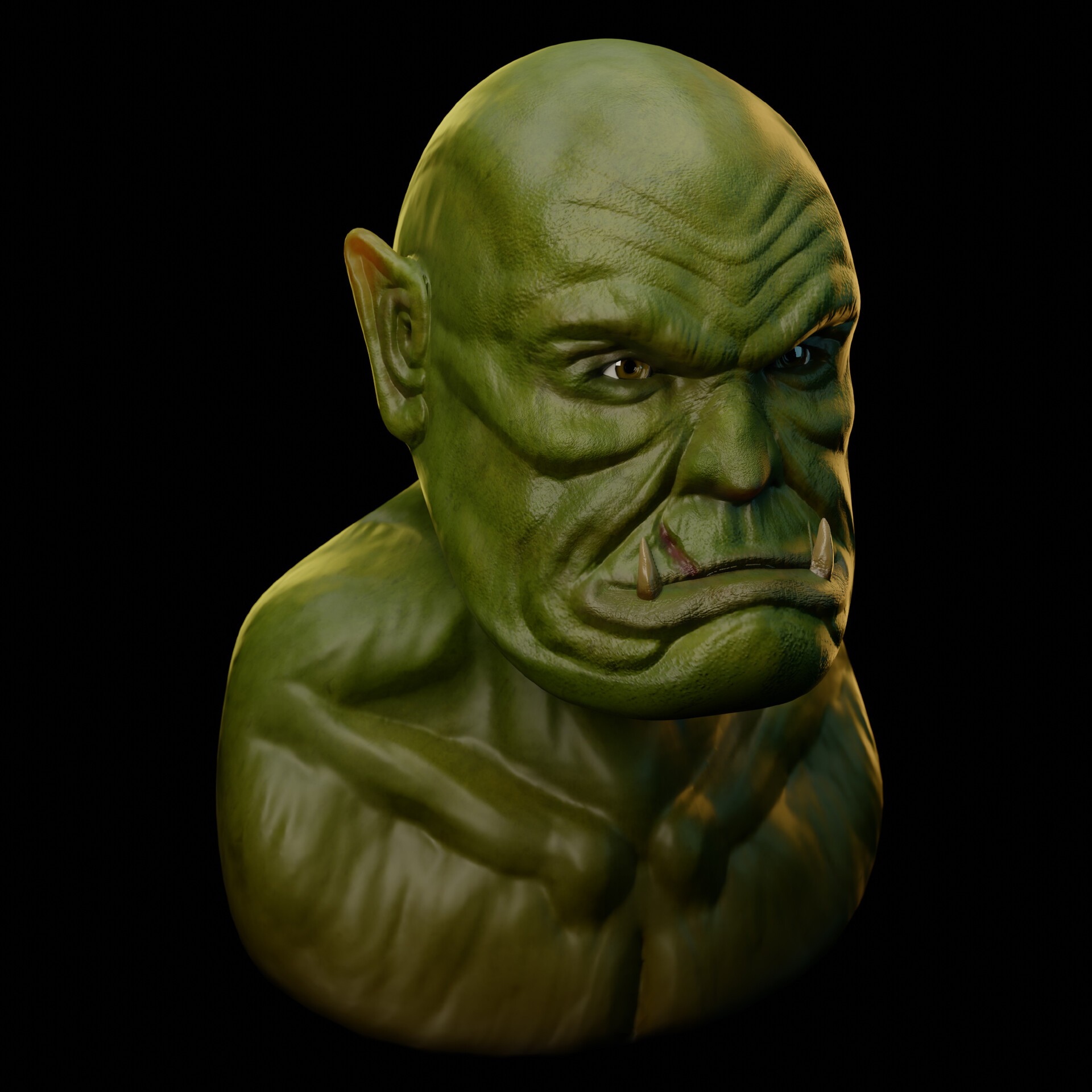 ArtStation - THE ORC - SCUPLT STUDY