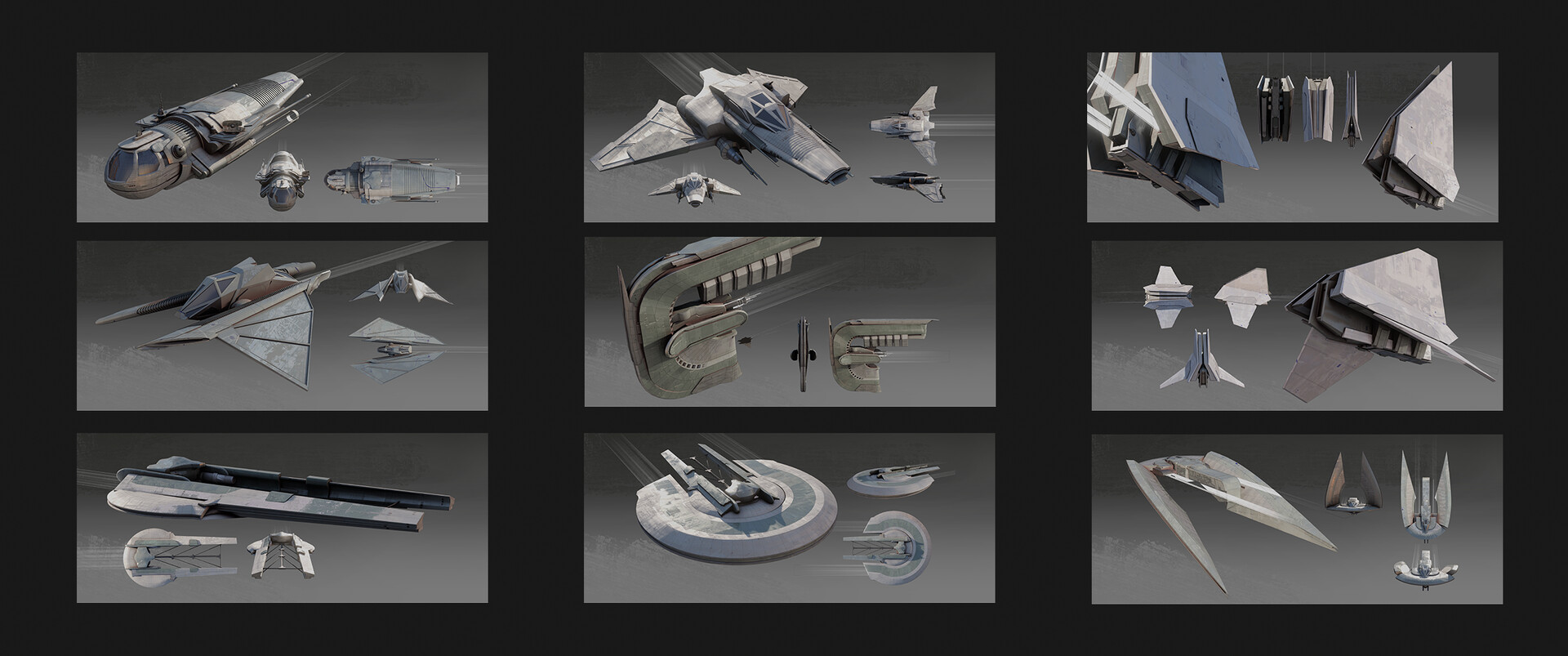 Hussein Nabeel - Starwars Nal Hutta transport ship