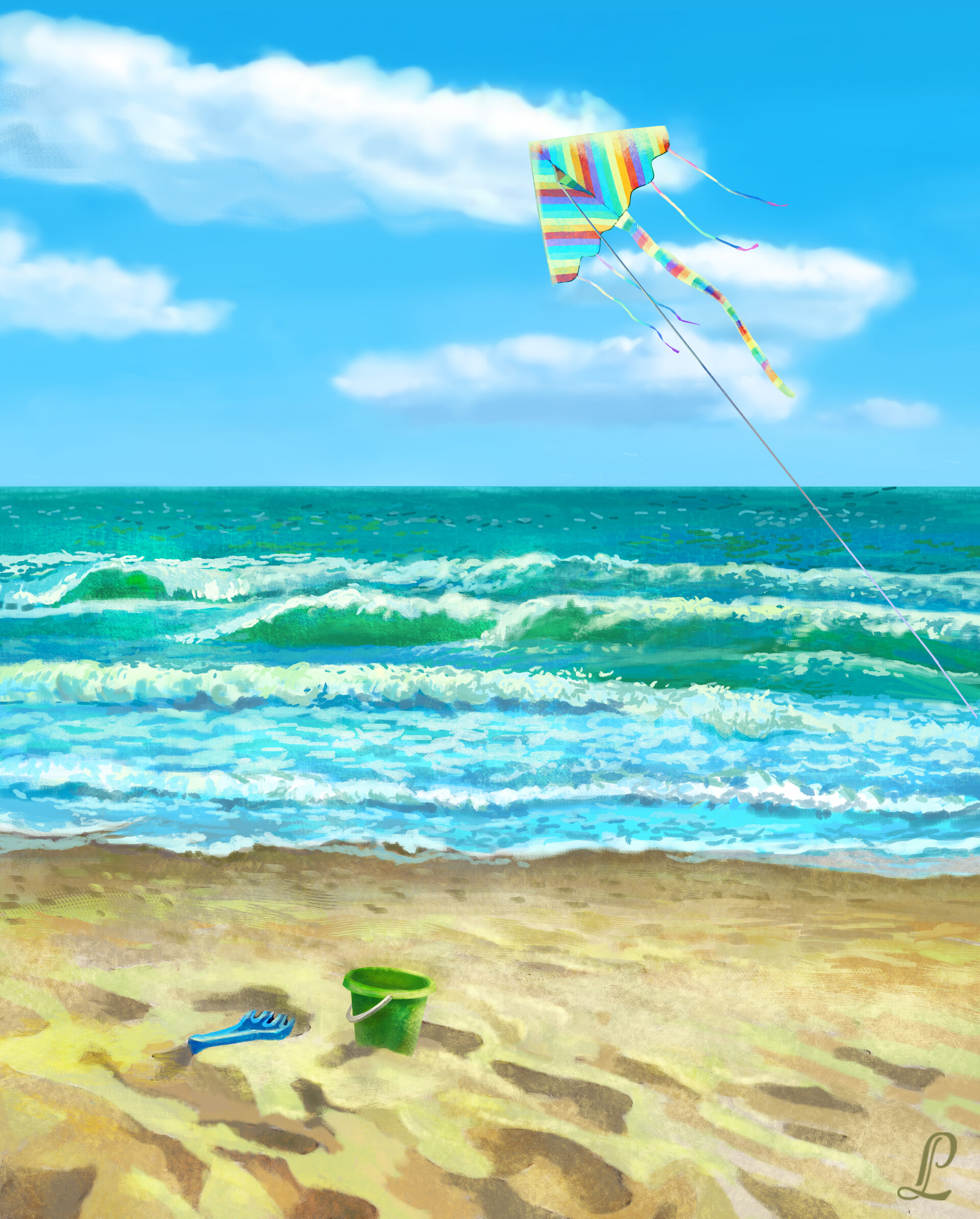 ArtStation - Sea side near Lebedevka village