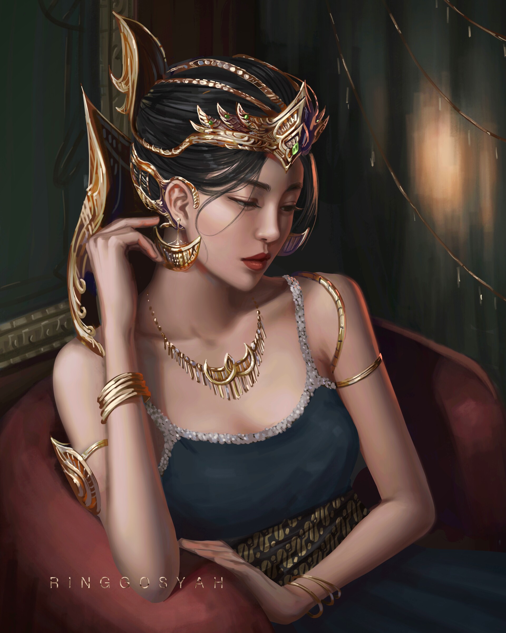 ArtStation - Modernized Javanese Elegance