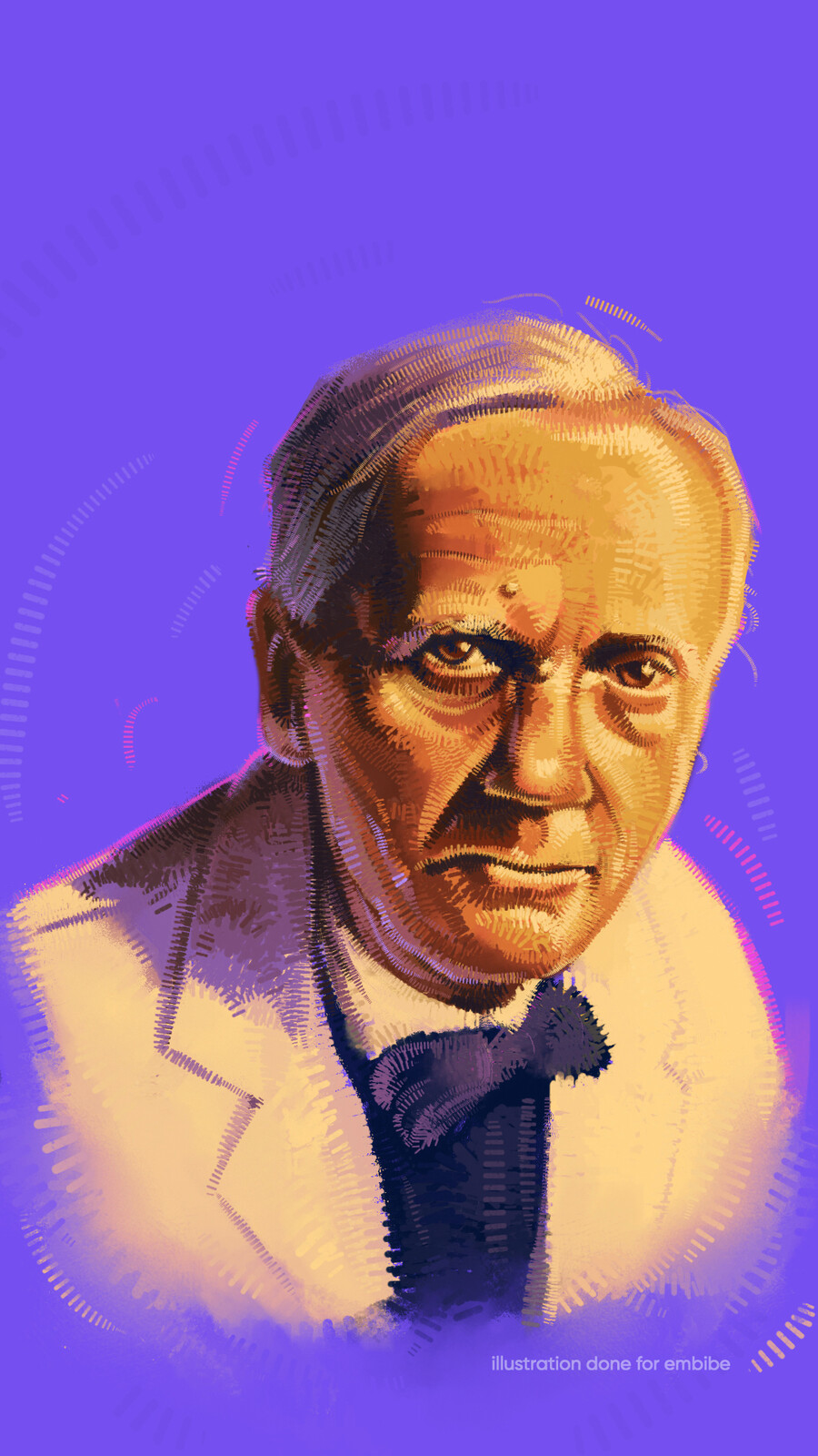 Athira G - Portrait of Alexander Fleming