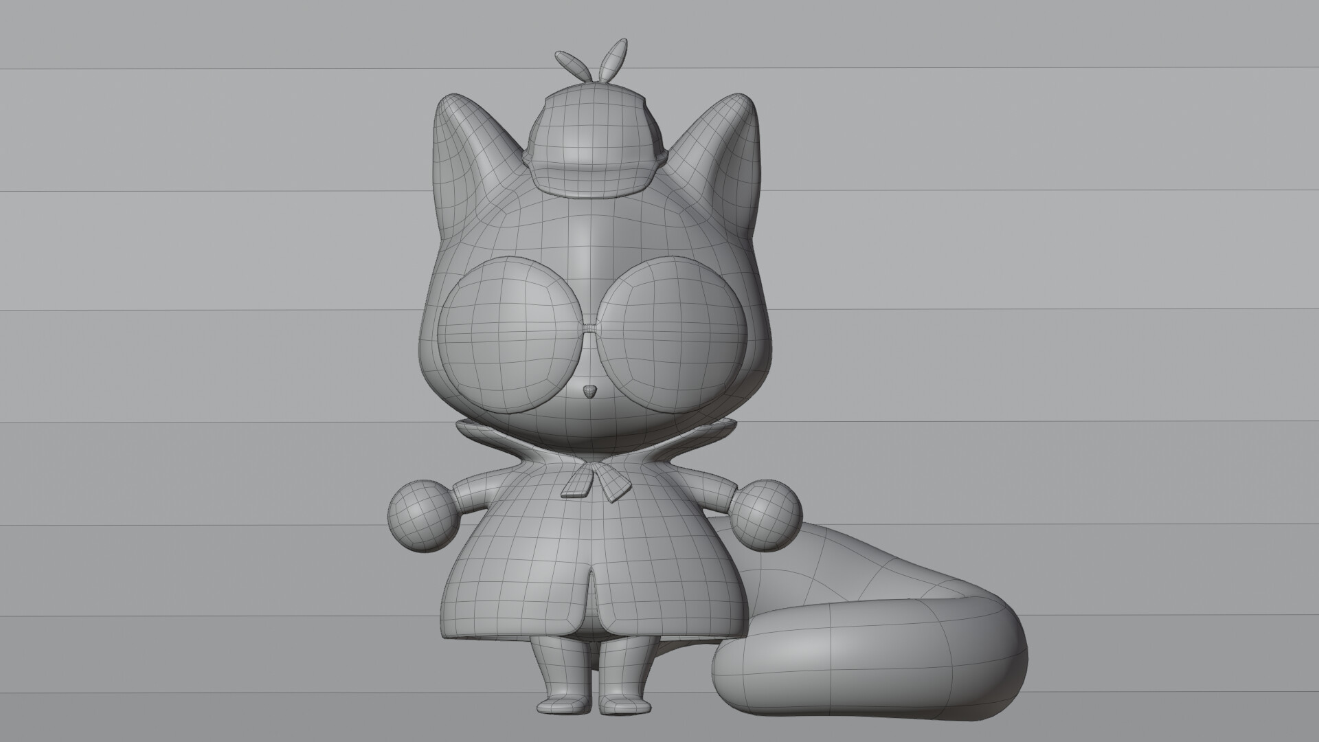 Adam Power - Detective Foxie: 3D Character Model