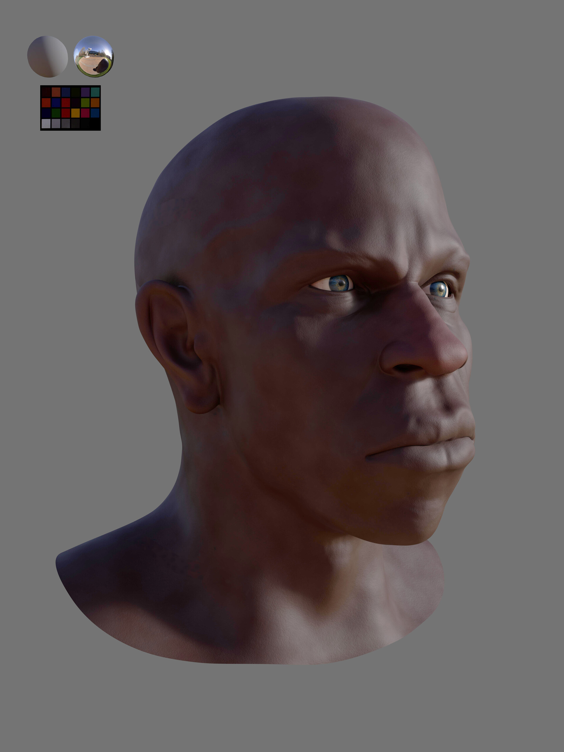 ArtStation - Texturing Photorealistic Skin