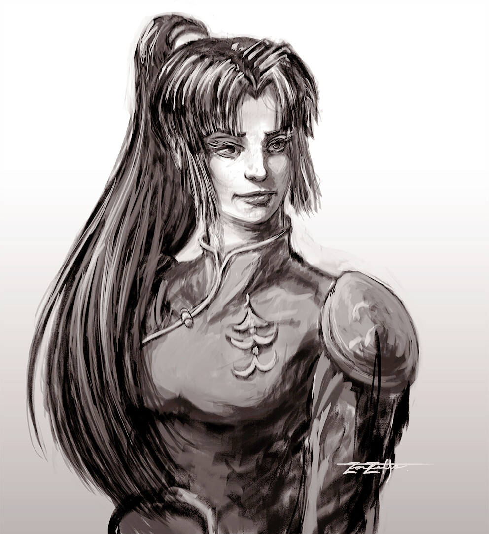 ArtStation - Sango - InuYasha