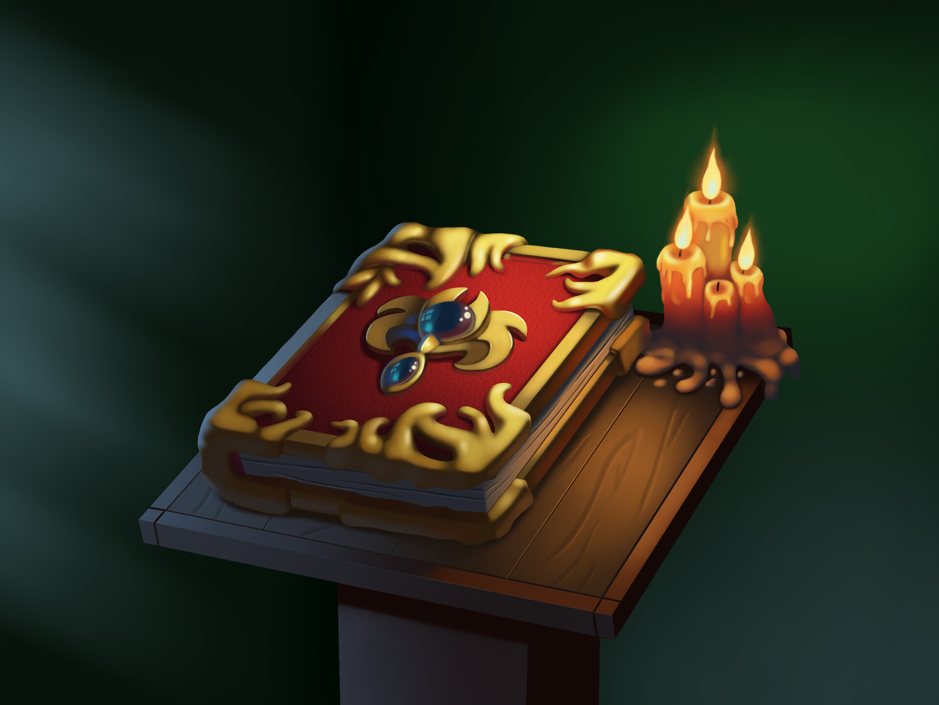 ArtStation - Magic book -Fenicus