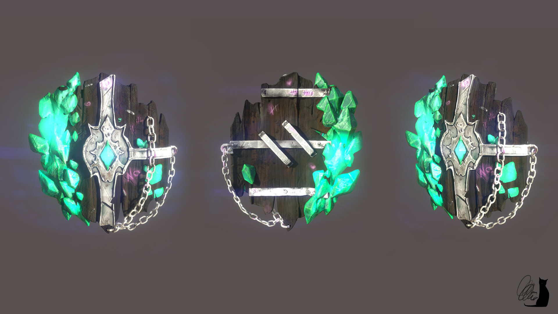 ArtStation - Game Prop: Diamond Shield