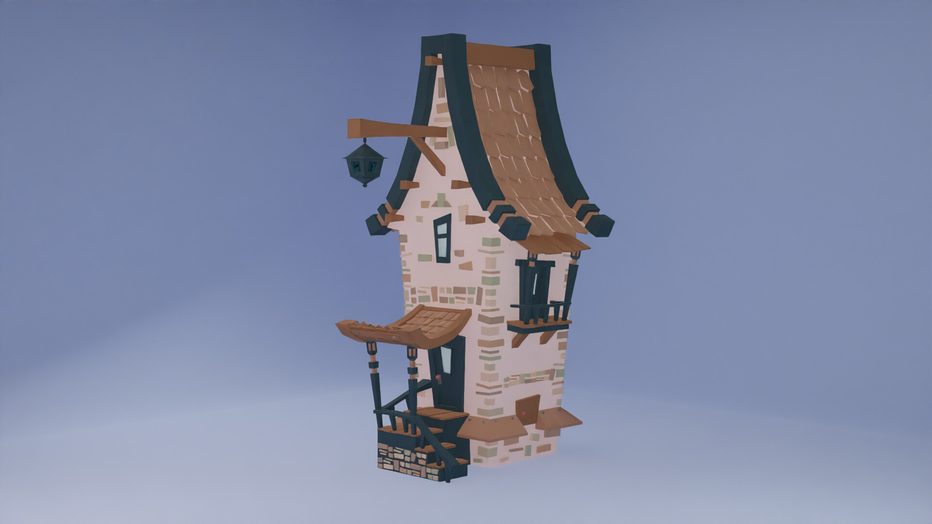 ArtStation - Stylized House 3D Model