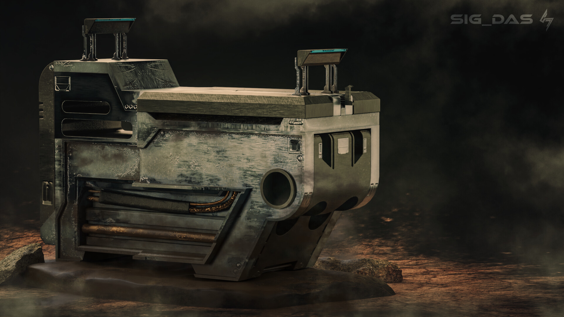 ArtStation - Plasma container/ammo box