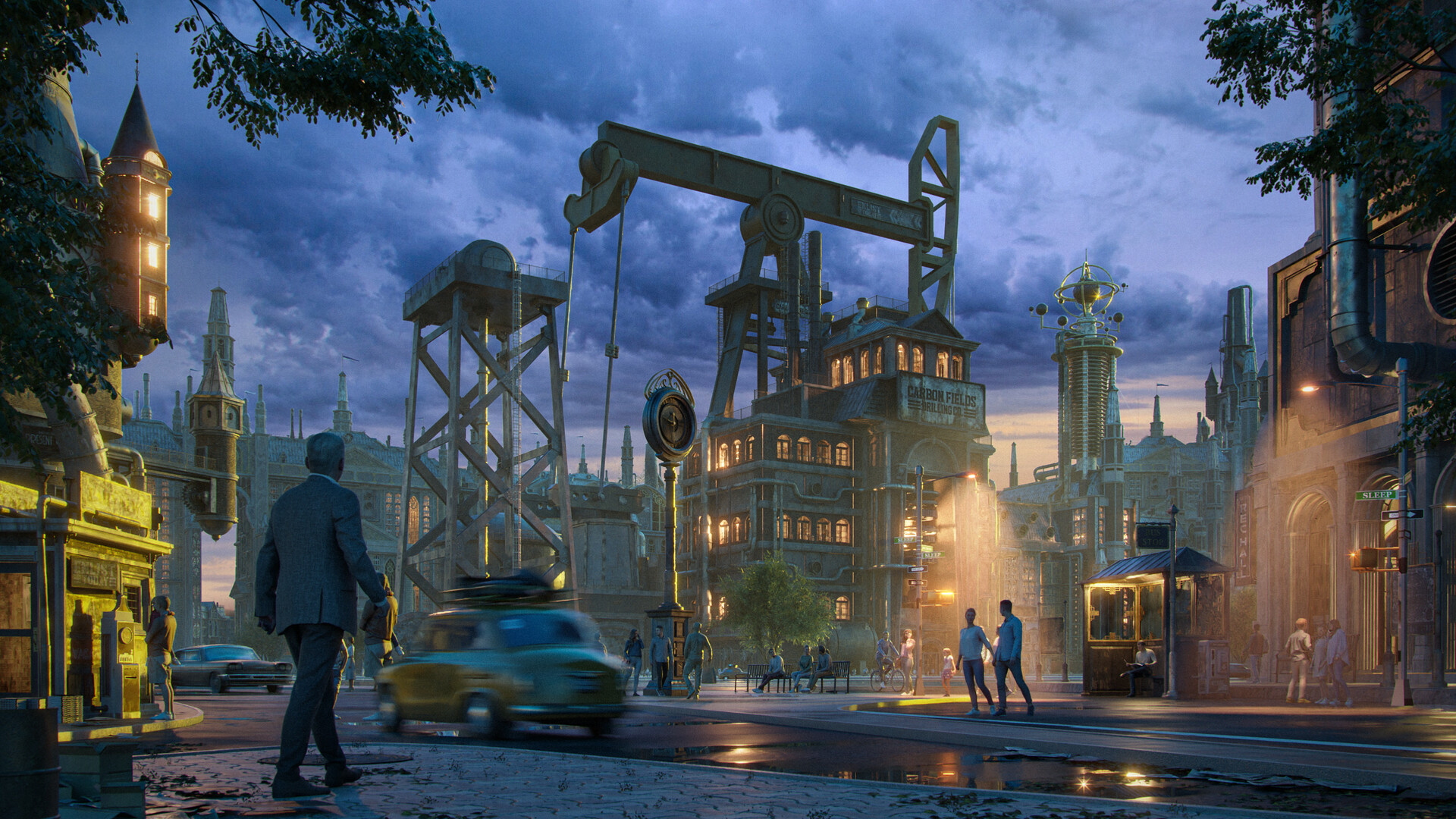 clockwork city wallpaper