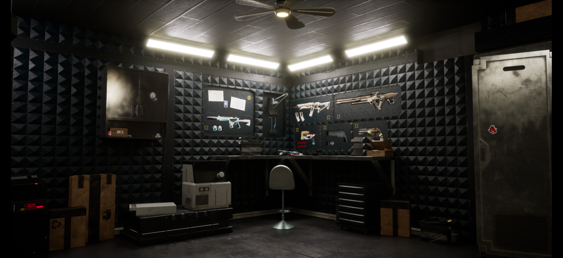 ArtStation - Weapon Room