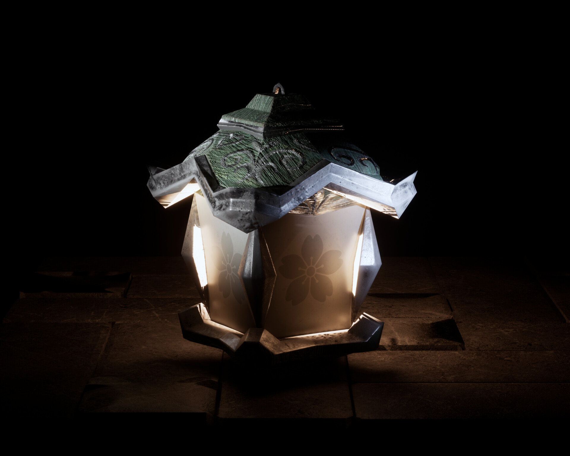 ArtStation - Lantern for Elven Themed Tavern - 1/3