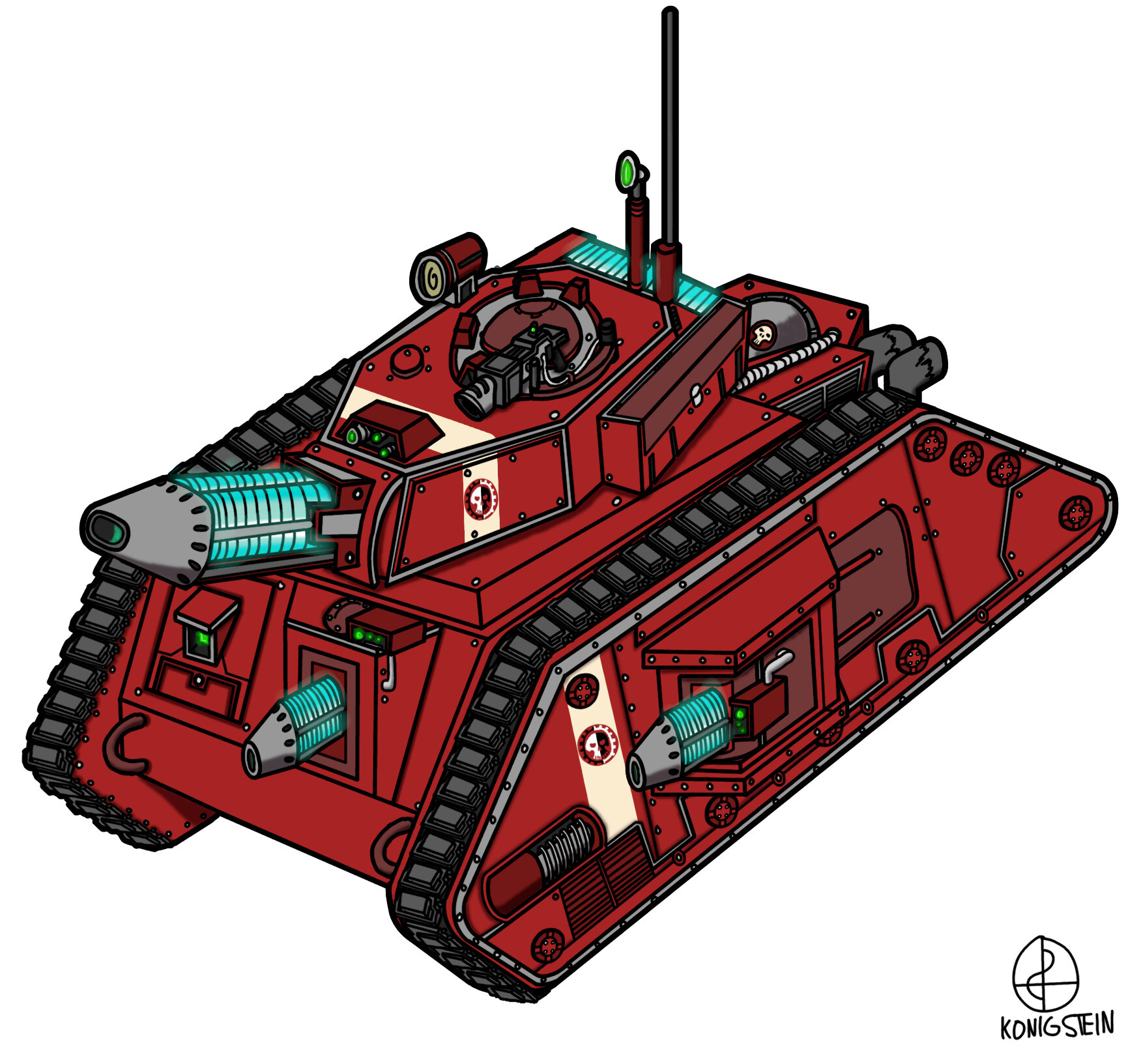 ArtStation - Cestrov-Pattern Leman Russ Tank