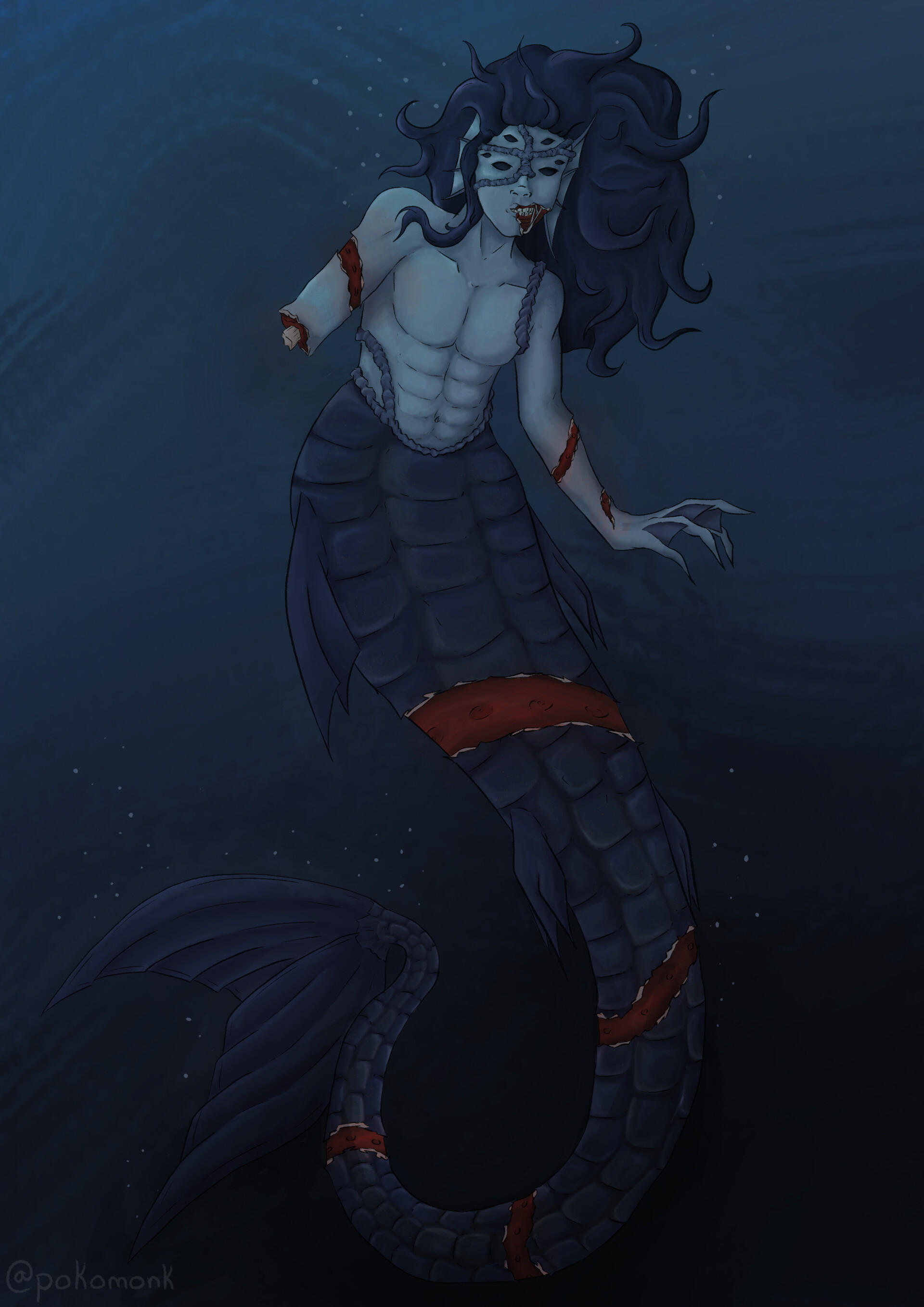 ArtStation - (OC) Merman - Character Redesign
