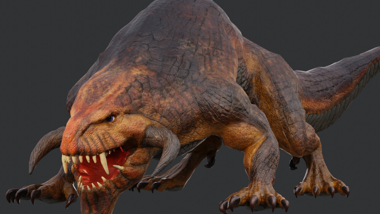 ArtStation - Monster Earth Dragon