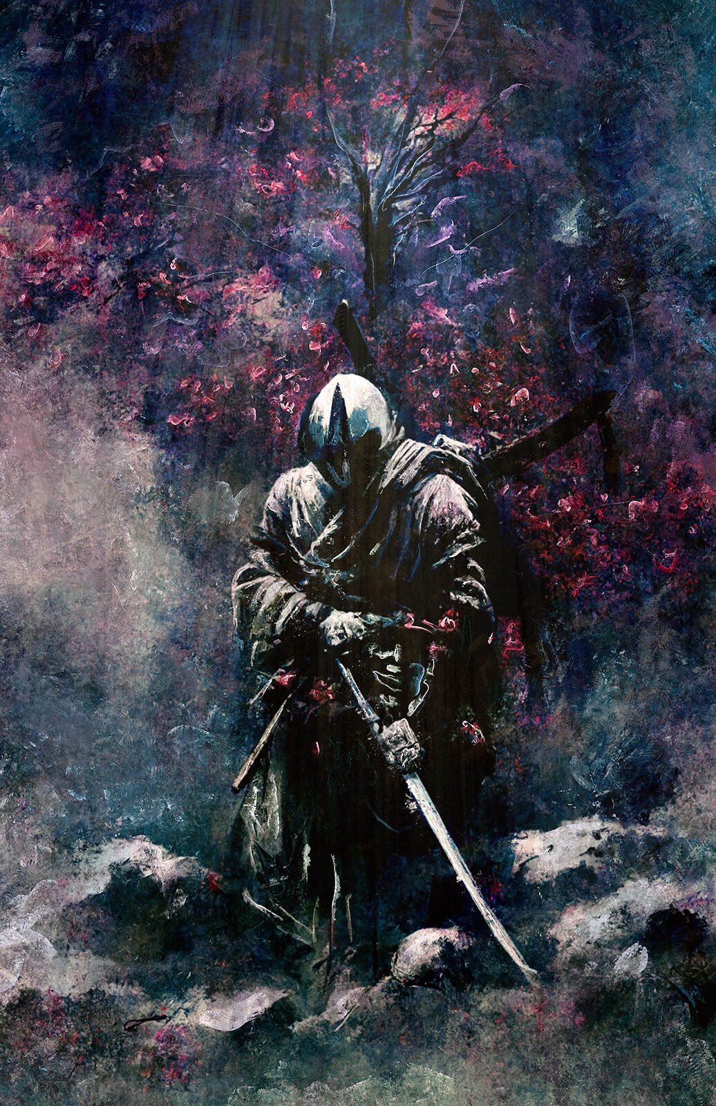 Vassilios Bayiokos - WHITE SAMURAI OF THE CHERRY BLOSSOM