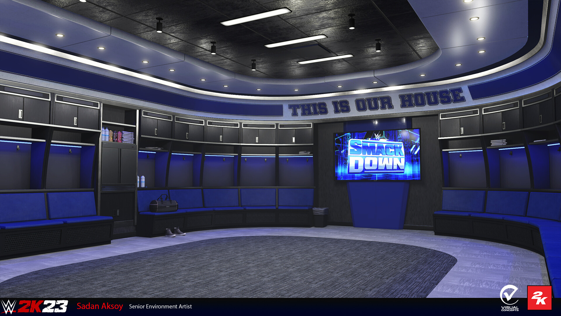 Sadan Aksoy - WWE 2K23 MyRise VIP Locker Room