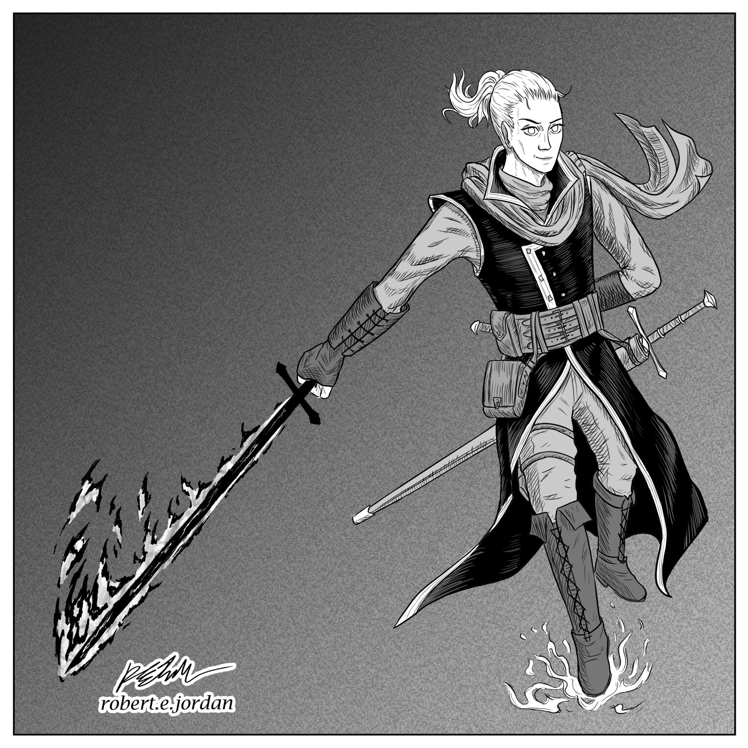 ArtStation - Lyrian the Bladesinger Wizard DND