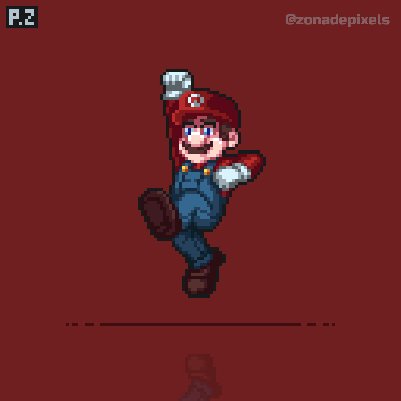 Harley Pixel - Mario - Super Mario Bros