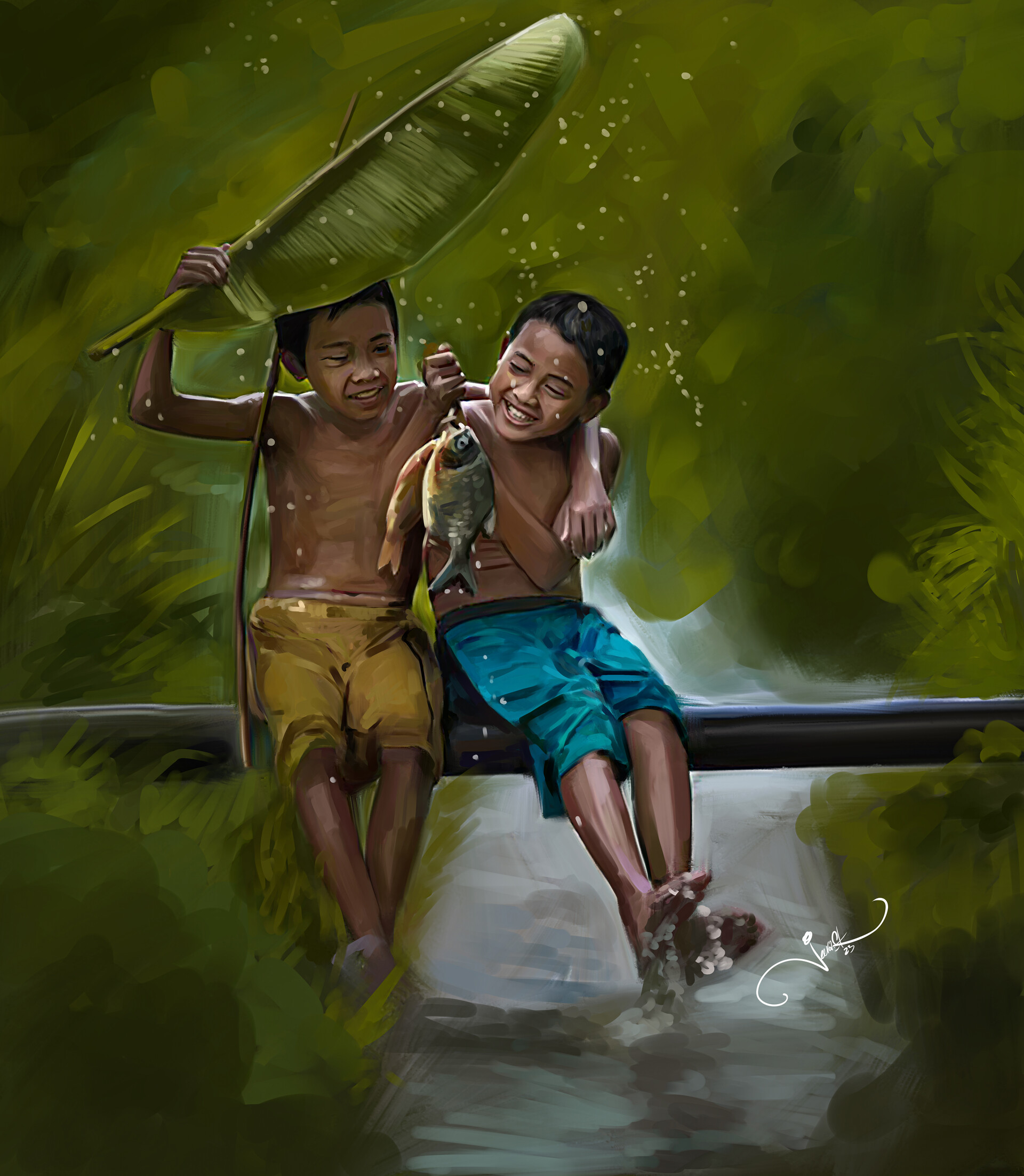 ArtStation - Happiest Childers Painting 2023 #painting