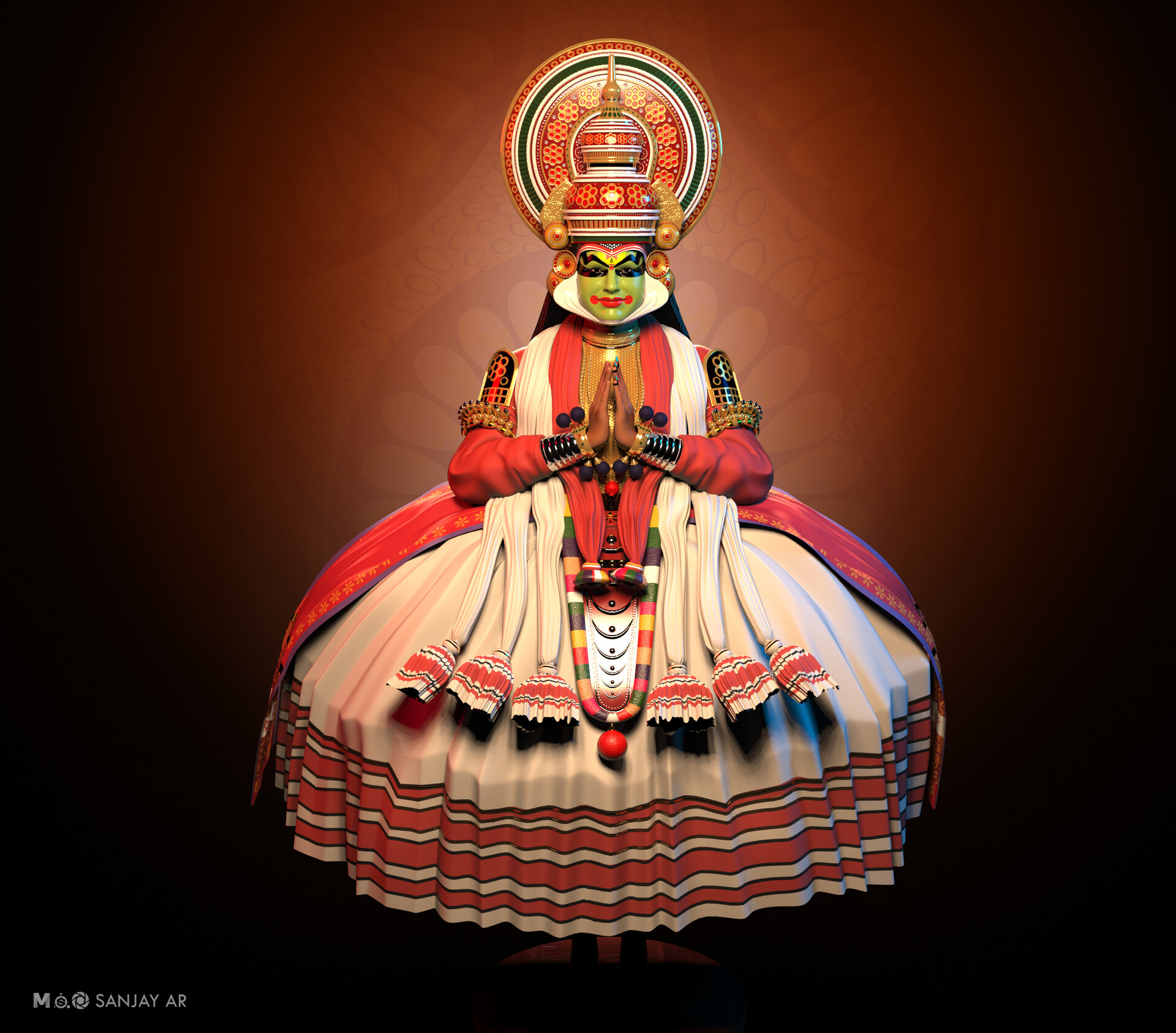 ArtStation - Kathakali 3D Model