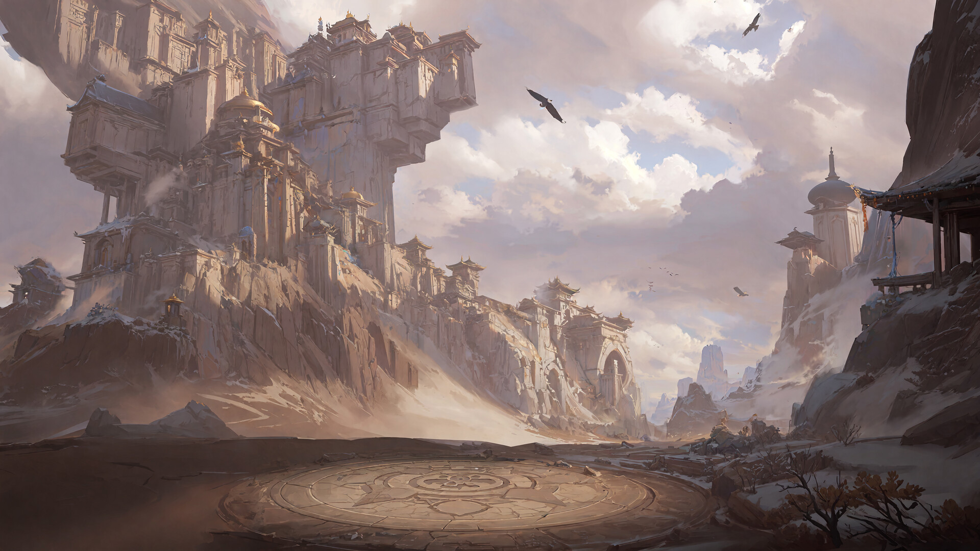 ArtStation - 角色选择界面背景 Role selection background