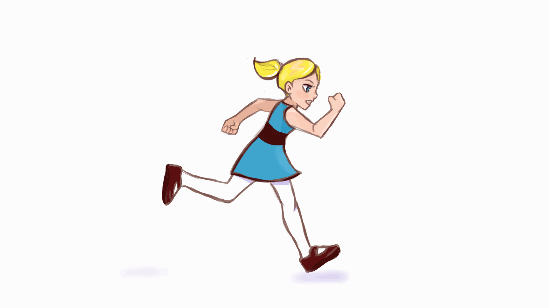 running animation