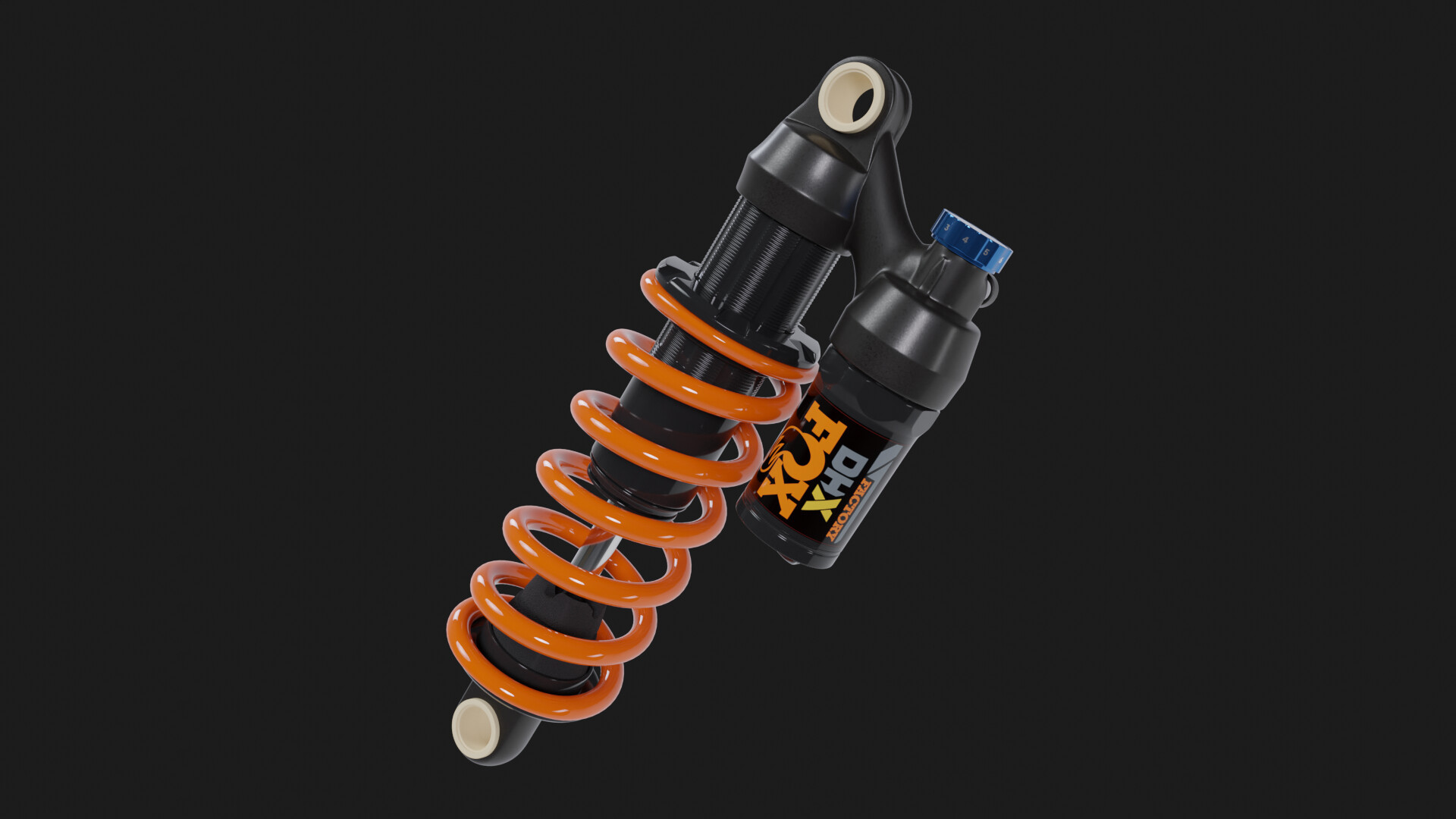 ArtStation - Fox DHX Bike shock Model