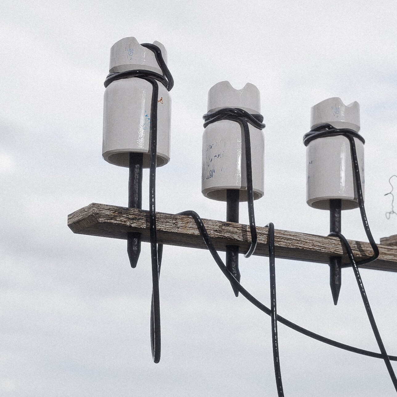 ArtStation - Old ceramic isolators ( Village power line )
