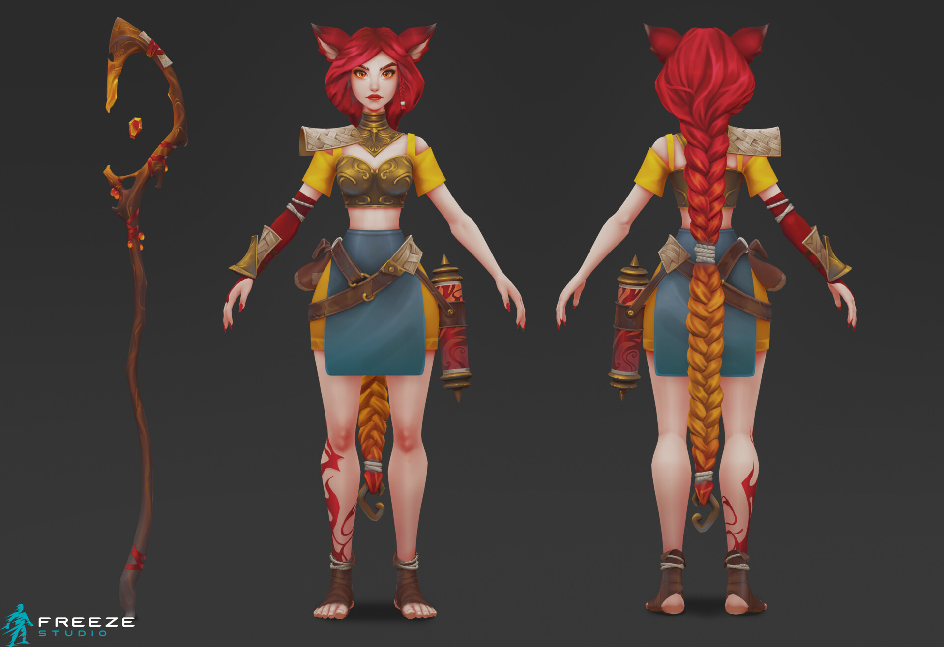 Freeze Studio - Game Character Miranda