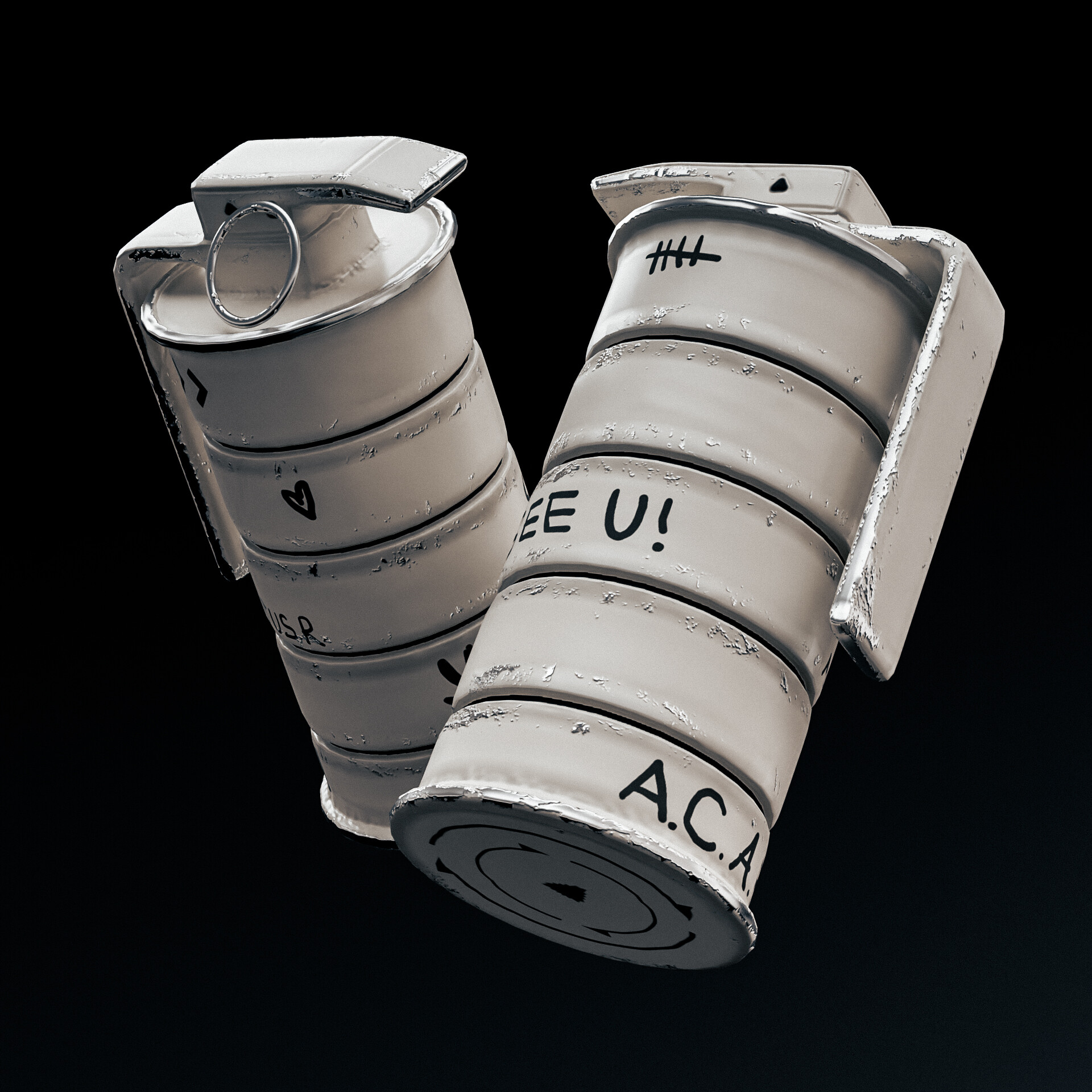 ArtStation - Hand Grenade | Game Ready Prop
