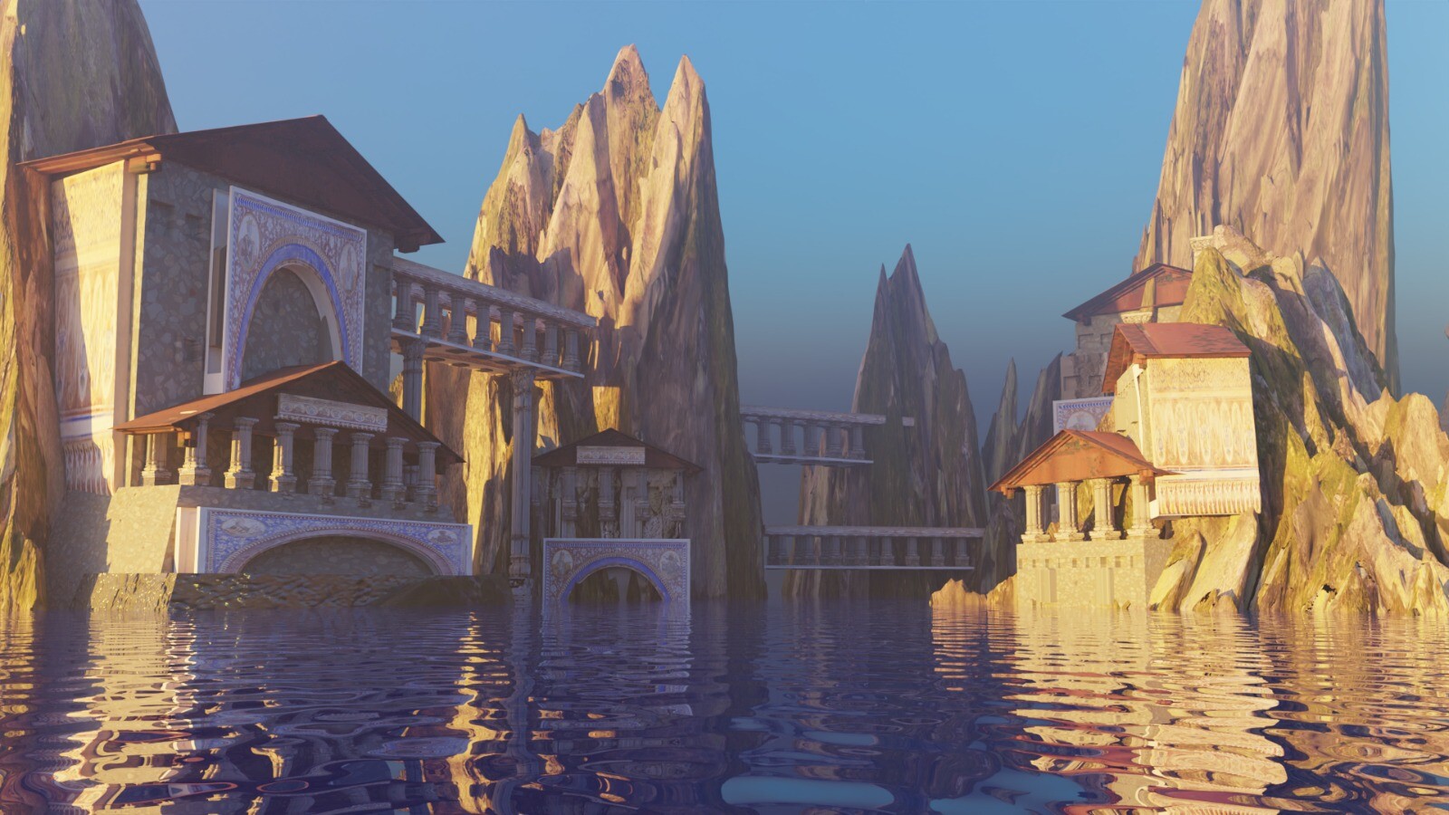 ArtStation - My lastest 3d work. Ancient City