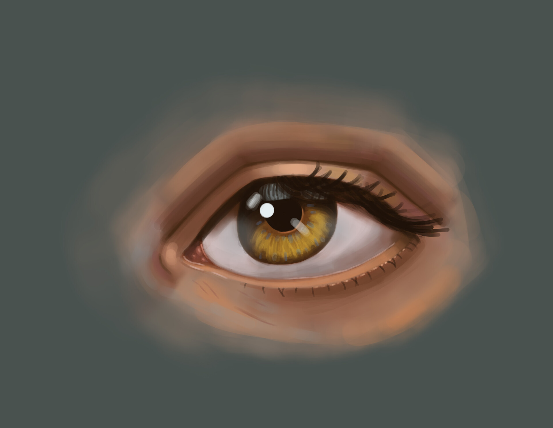 ArtStation - Practice - eye painting