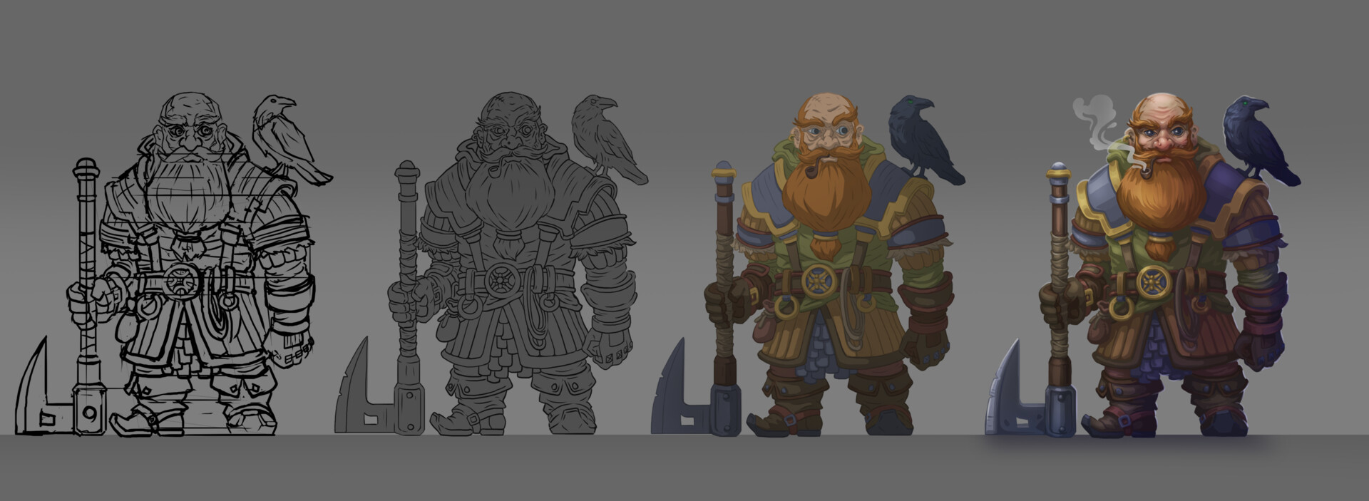 ArtStation - concept dwarf