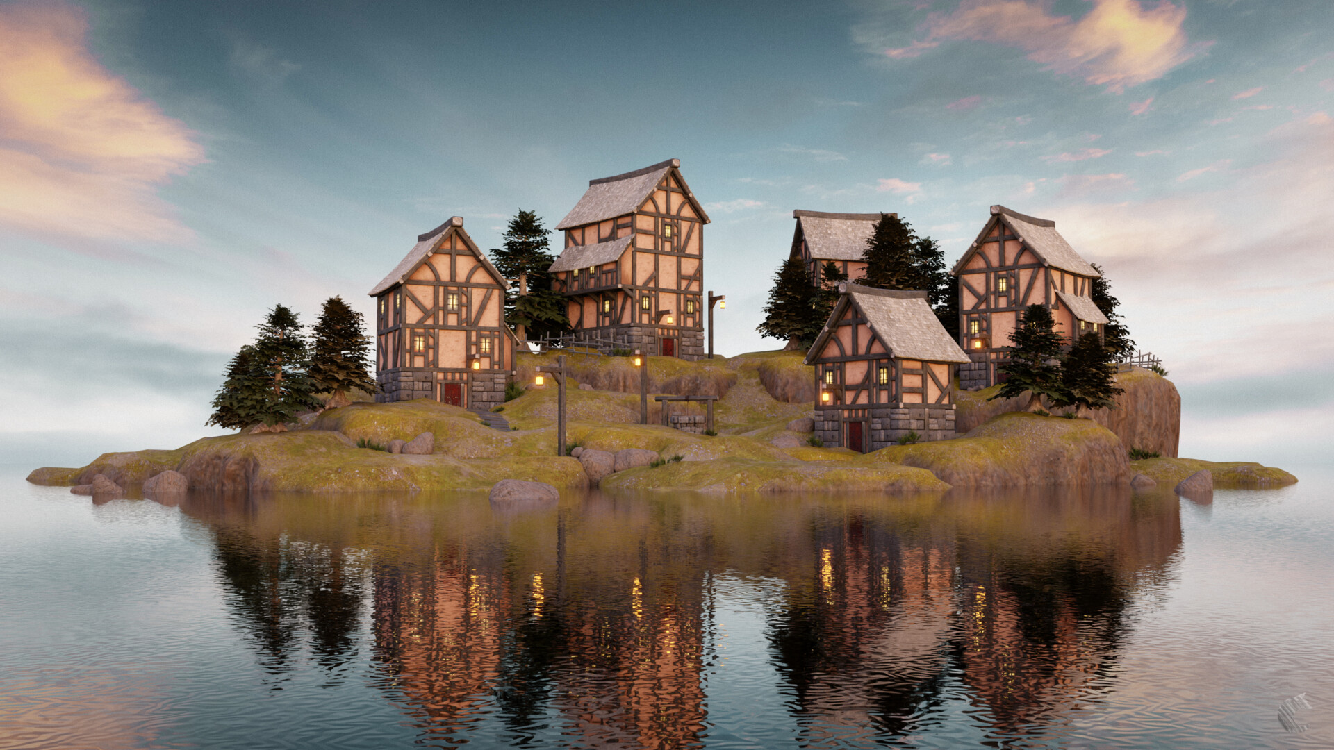 ArtStation - Medieval Island